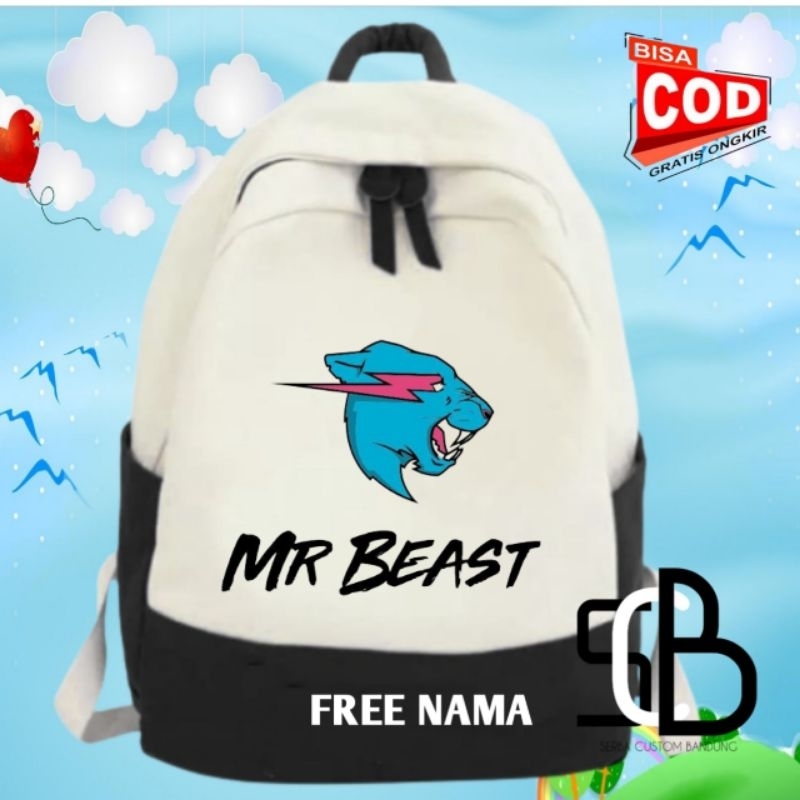 Mr Beast YouTuber Children's Backpack | Shopee Philippines