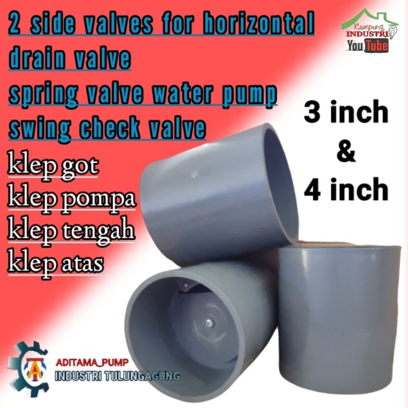 Tusen pvc valve 3 inch 4 inch horizontal drain valve top valve middle ...