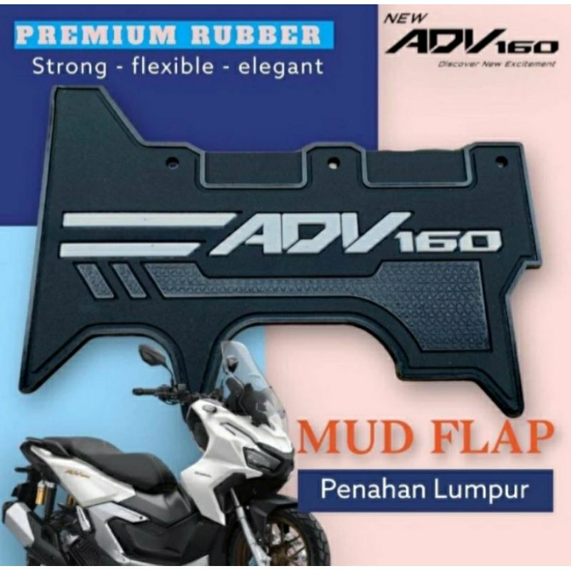 Adv 160 Rubber Mudflap ADV 160 Mudguard | Shopee Philippines