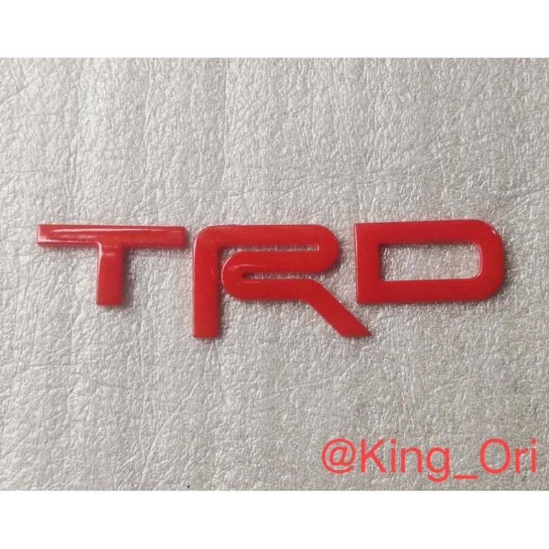 Trd Brand Logo Emblem Fortuner Front Grille | Shopee Philippines