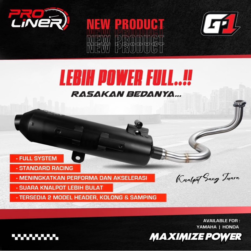 New STD PROLINER G1 exhaust New under and side neck MODEL CMS MODEL ...
