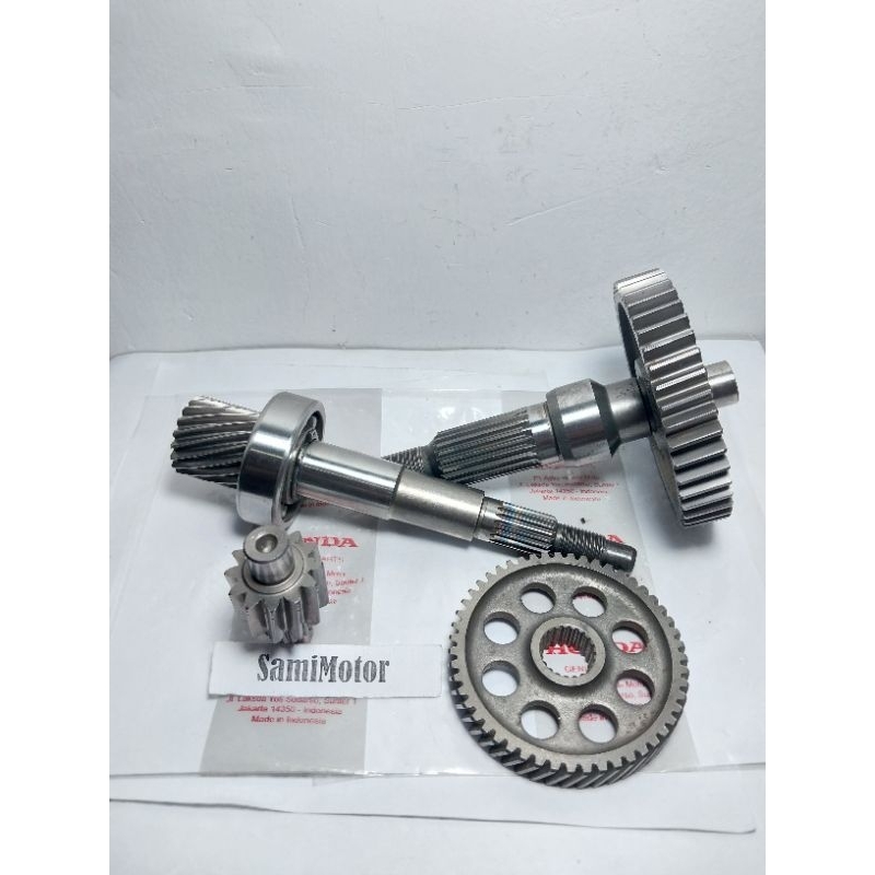 Gear gear ratio axle complete set 4pcs axles Beat Spacy Scoopy Vario ...