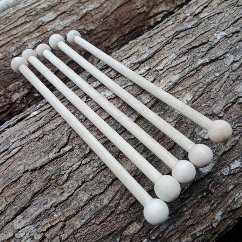 Wooden stick/round wooden hanger/panji flag stick | Shopee Philippines