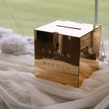 Custom Acrylic wedding Envelope Box | Shopee Philippines