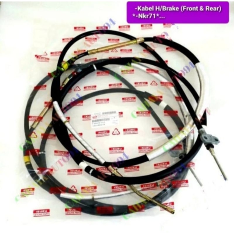 Hand Brake Cable HAND Brake Cable Front Rear HAND Brake Cable ISUZU ELF ...