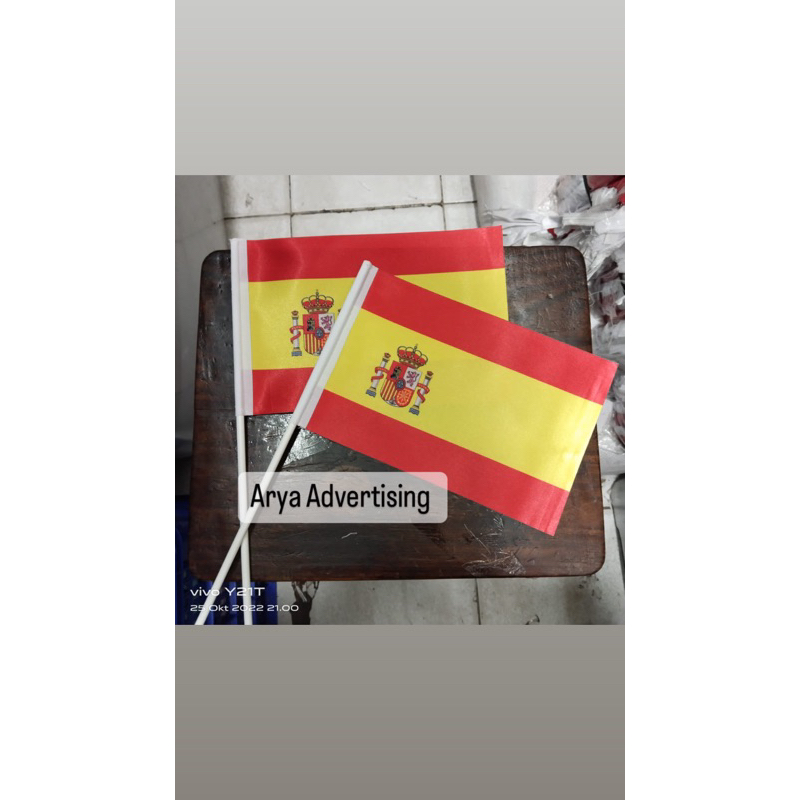 Spanish stick Flag Hand Flag | Shopee Philippines