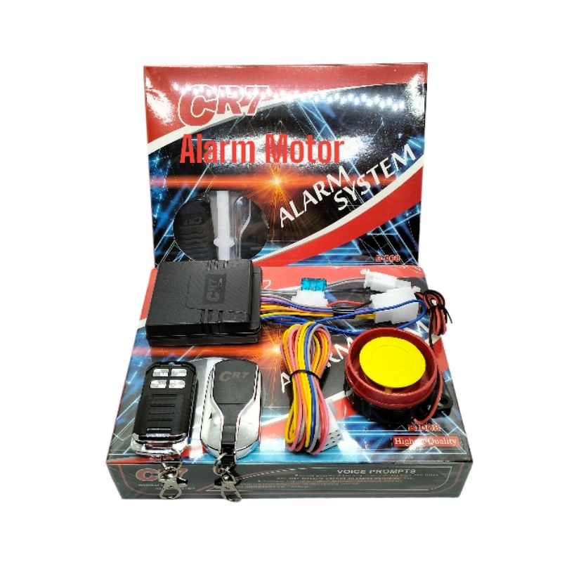 Anti Theft Alarm CR7 Original PNP Universal Motorcycle All Motorcycles ...