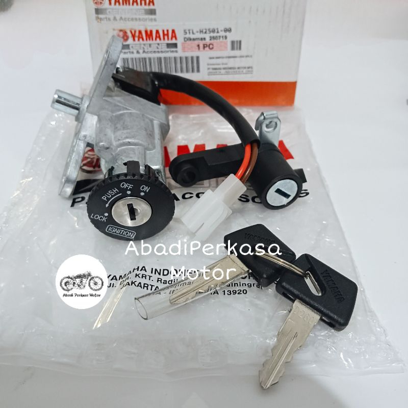 Ignition Key Set + Seat Lock Yamaha Mio Sporty Mio Smile Mio 2006 (5TL ...