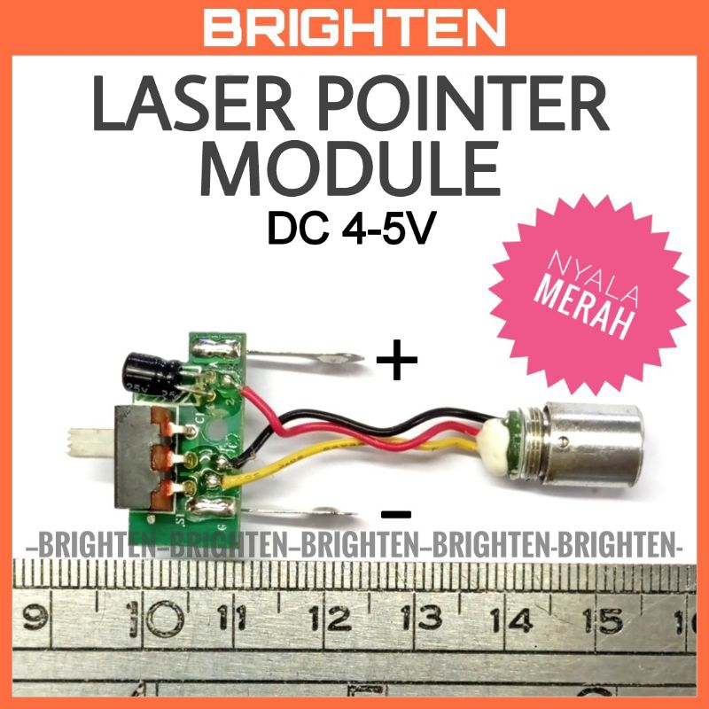 MERAH Laser Pointer Module Red DC 4-5V Module | Shopee Philippines