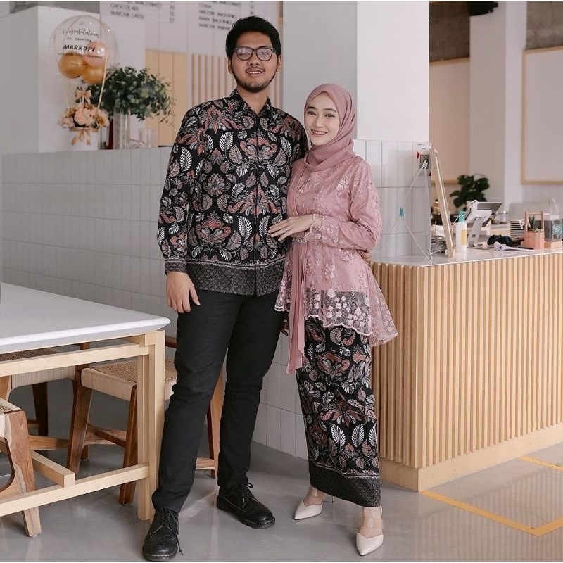 Batik Official - Anjela Batik couple modern couple graduation clothes ...