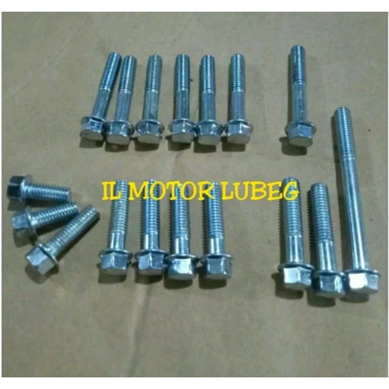 MESIN Suzuki SMASH 110 Engine Block Bolt SET - SHOGUN 125 - ARASHI ...