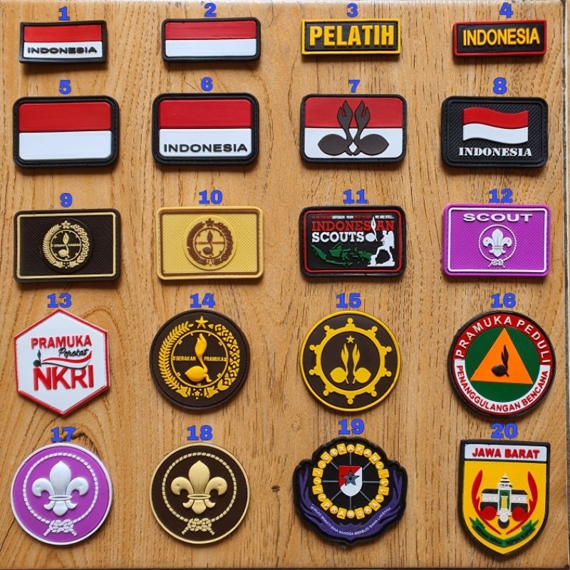 Velcro rubber/Scout logo rubber patch/emblem patch | Shopee Philippines