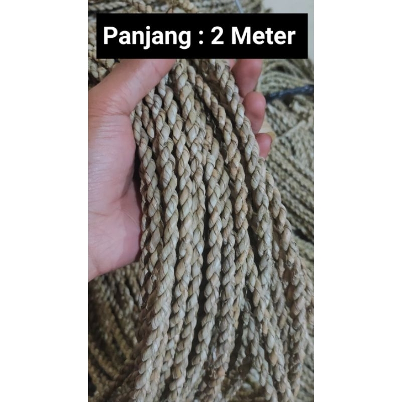 2 Meter Seagrass Craft Rope / Mendong / Sea Pandan Leaves / Decoration ...