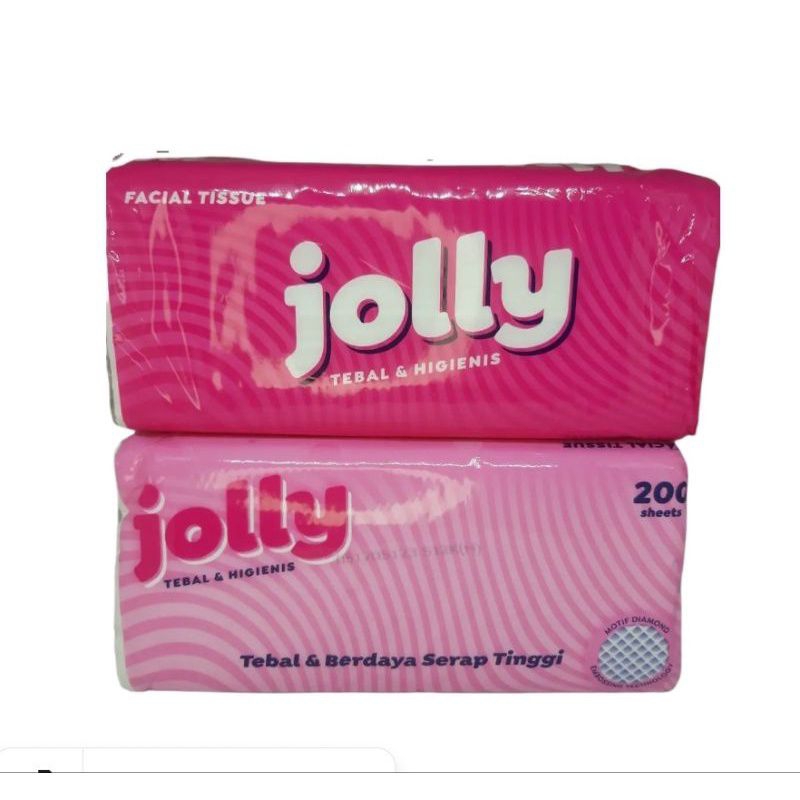 Jolly Tissue 200 Sheets/Facial Tissue~Facial Tissue | Shopee Philippines