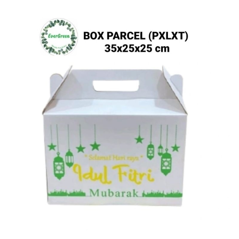 Box Parcel 35X25X25 cm (Tote) Cardboard Parcel DUS Eid Grocery Package ...