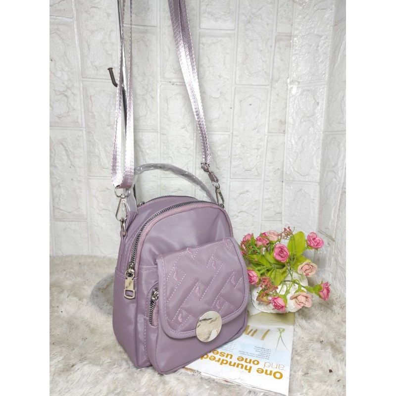 3 in 1 mini Backpack With Round Lid | Shopee Philippines