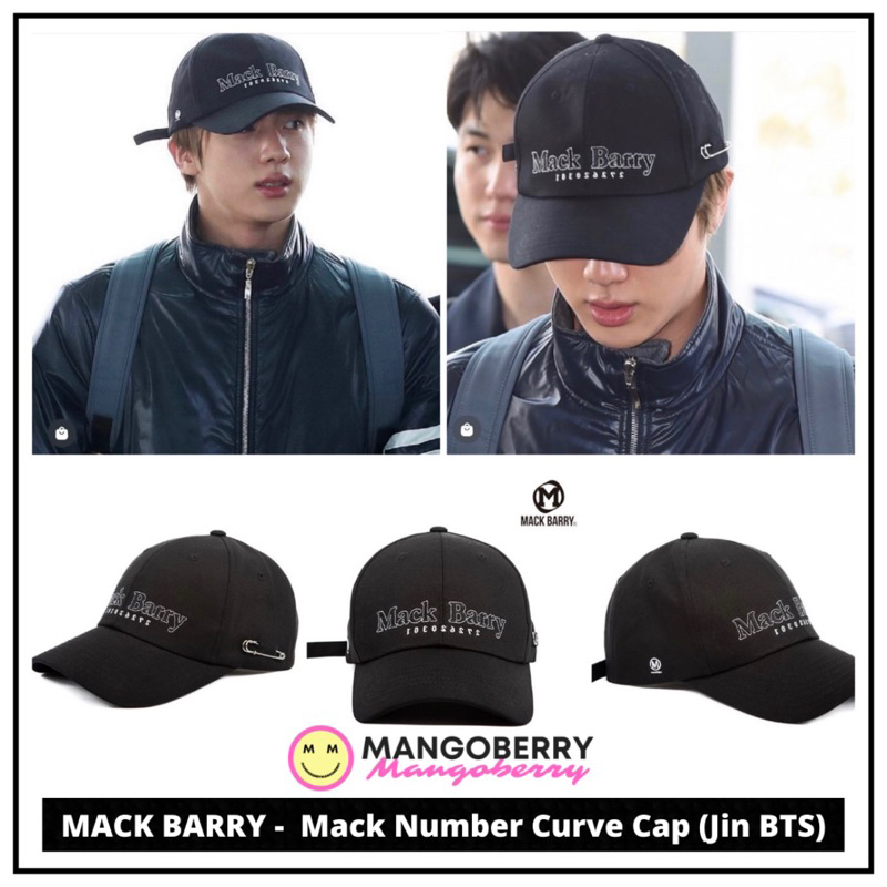 Mack BARRY - Mack Number Curve cap (Jin BTS cap) | Shopee Philippines