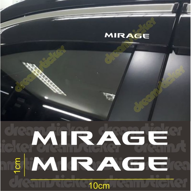 Cutting Sticker Gutter Car Mitsubishi Mirage Car Sticker | Shopee ...
