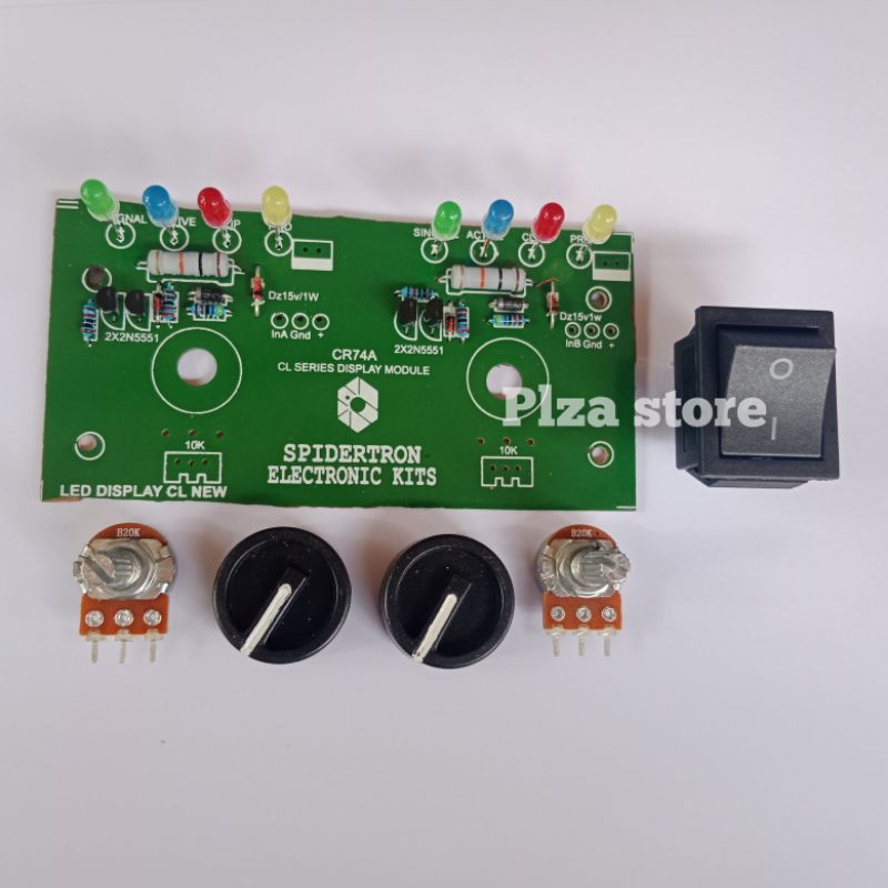 Cl1000 type power amplifier box front panel Kit CL1000 front led Kit ...