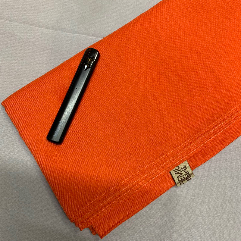Hijab Square paris Old School Plain premium orange Color shopee pks ...