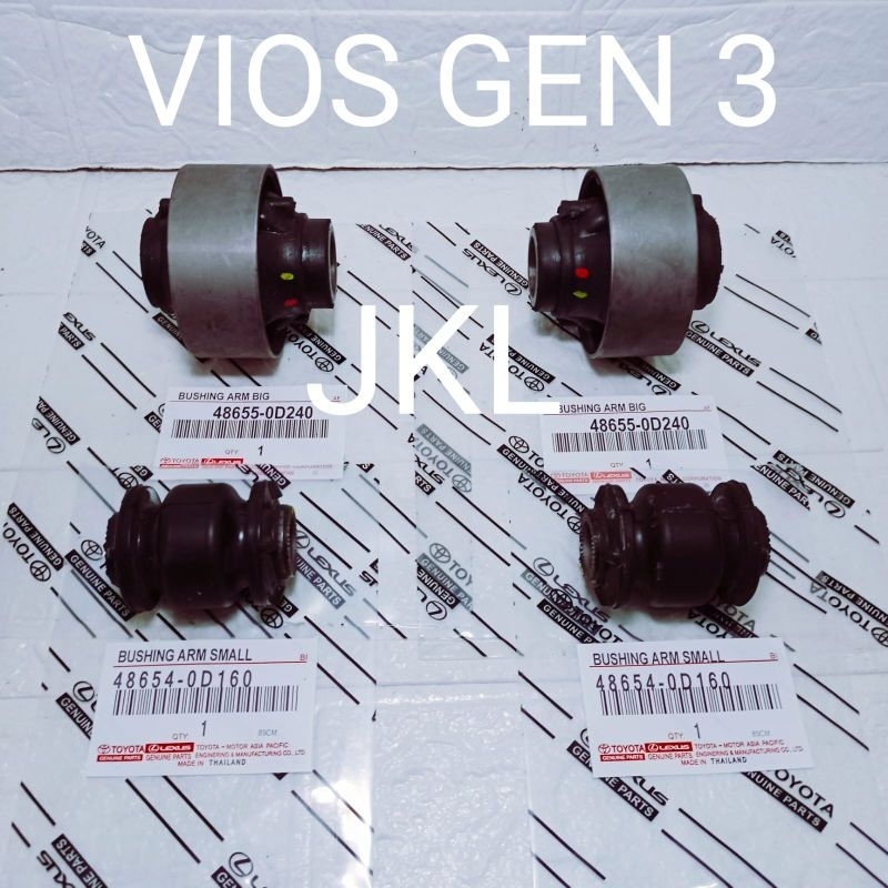 BUSHING ARM BUSH LARGE AND SMALL WINGS ALL NEW VIOS ALL NEW YARIS GEN 3 ...
