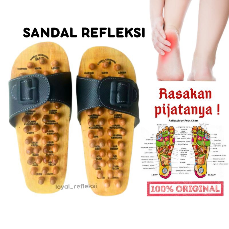 Rheumatism Reflexology Sandals Acupuncture Health Original Foot Massage ...