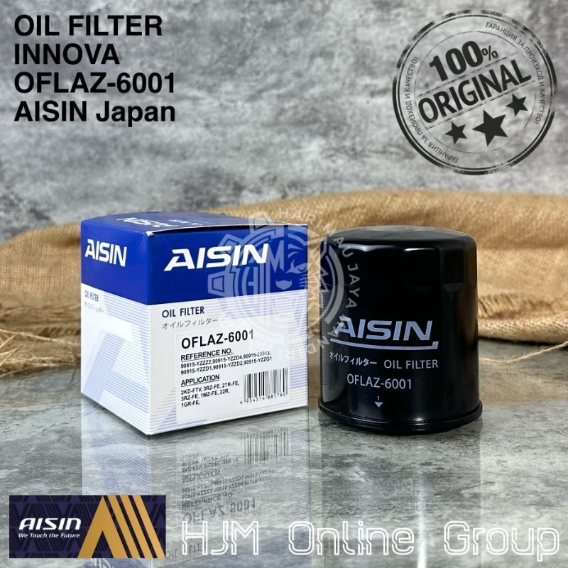 Oil FILTER INNOVA REBORN FORTUNER VRZ VNT HILUX HIACE AISIN Japan ...
