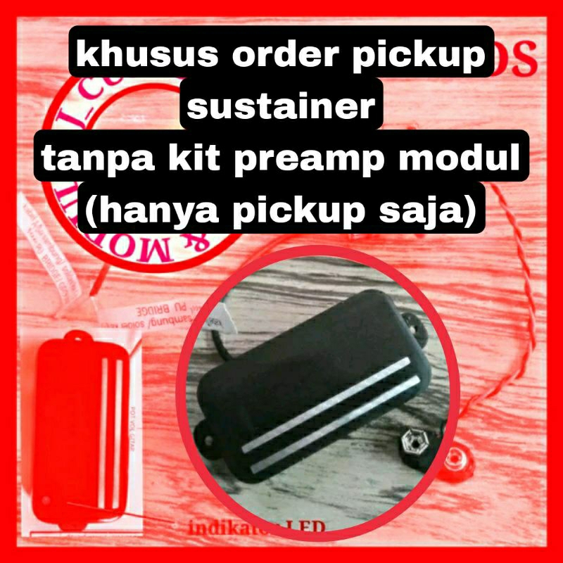 Guitar sustainer pickup without preamp kit | Shopee Philippines