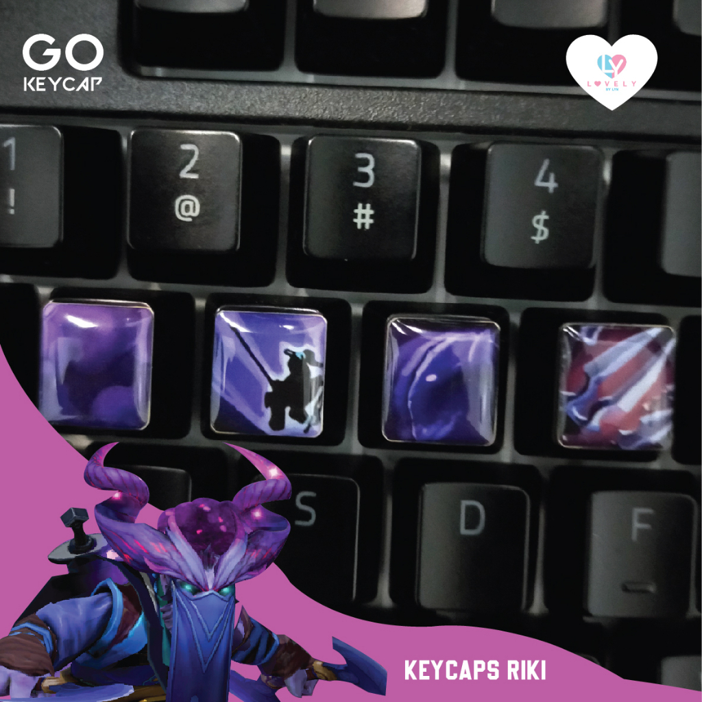 Keycaps PBT Dota 2 Riki Ability | Go KEYCAPS | Shopee Philippines