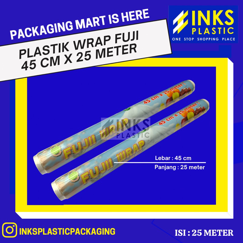 Plastic WRAP 45cm DELCO ROLL/Plastic WRAPPING Food WRAPPING | Shopee ...