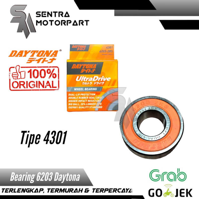 Bearing Bearing 6203 2rs daytona 4301 | Shopee Philippines