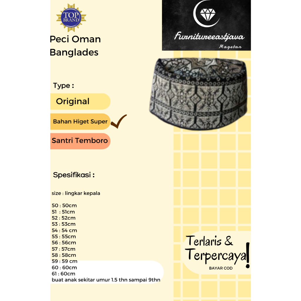 100% original Children's Oman Bangladeshi Caps/ Children's Omani Caps ...