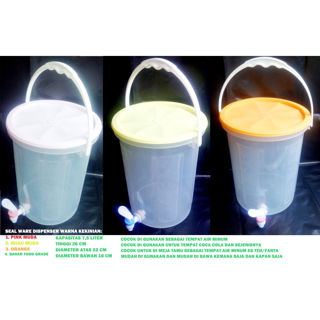 Mini Dispenser Bucket > Mini Faucet Bucket > Mini Ablution Bucket > 7,5 ...