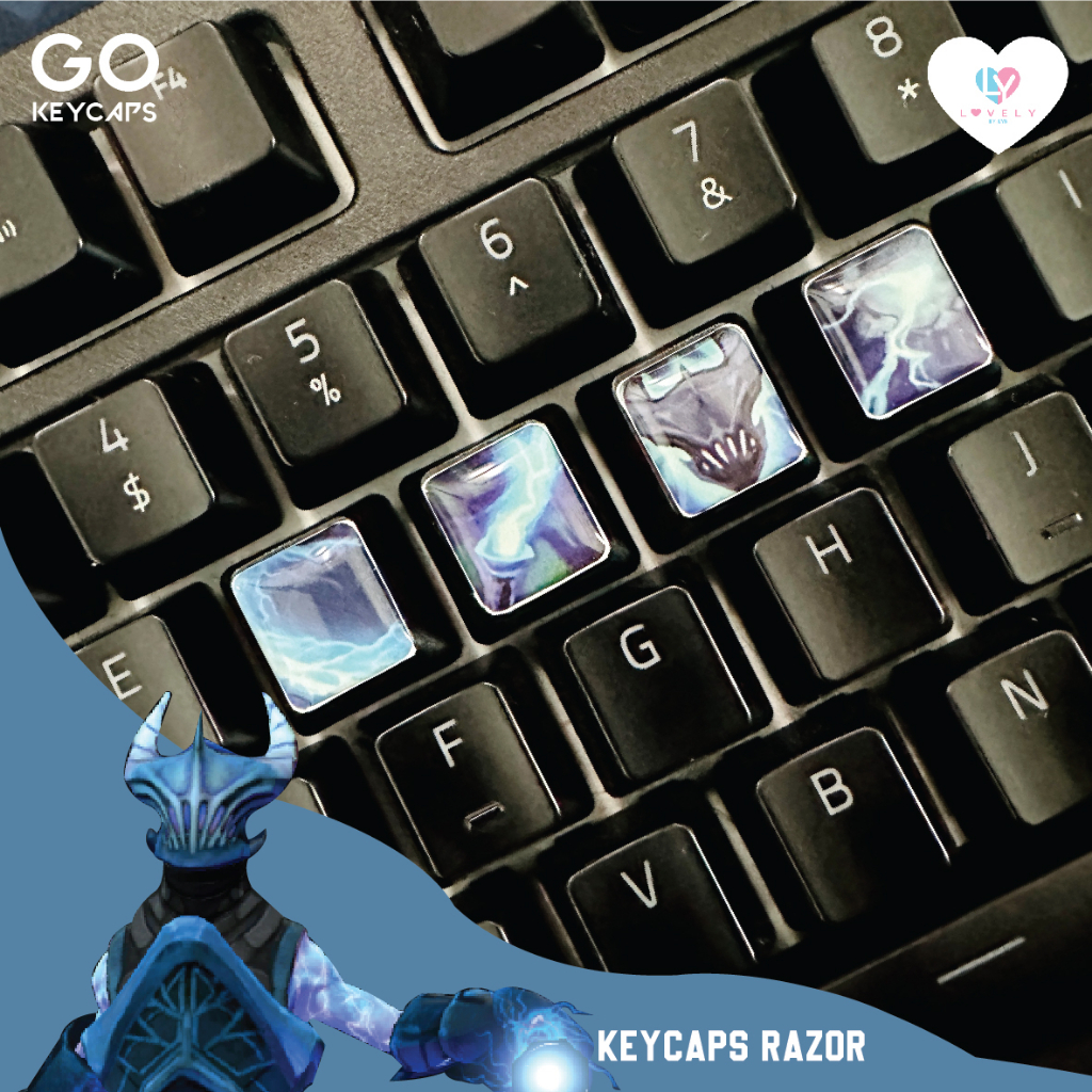 Keycaps PBT Dota 2 Razor Ability | Go KEYCAPS | Shopee Philippines