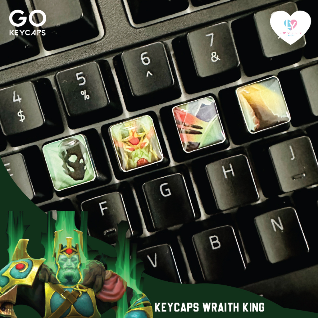 Keycaps PBT Dota 2 Wraith King Ability | Go KEYCAPS | Shopee Philippines