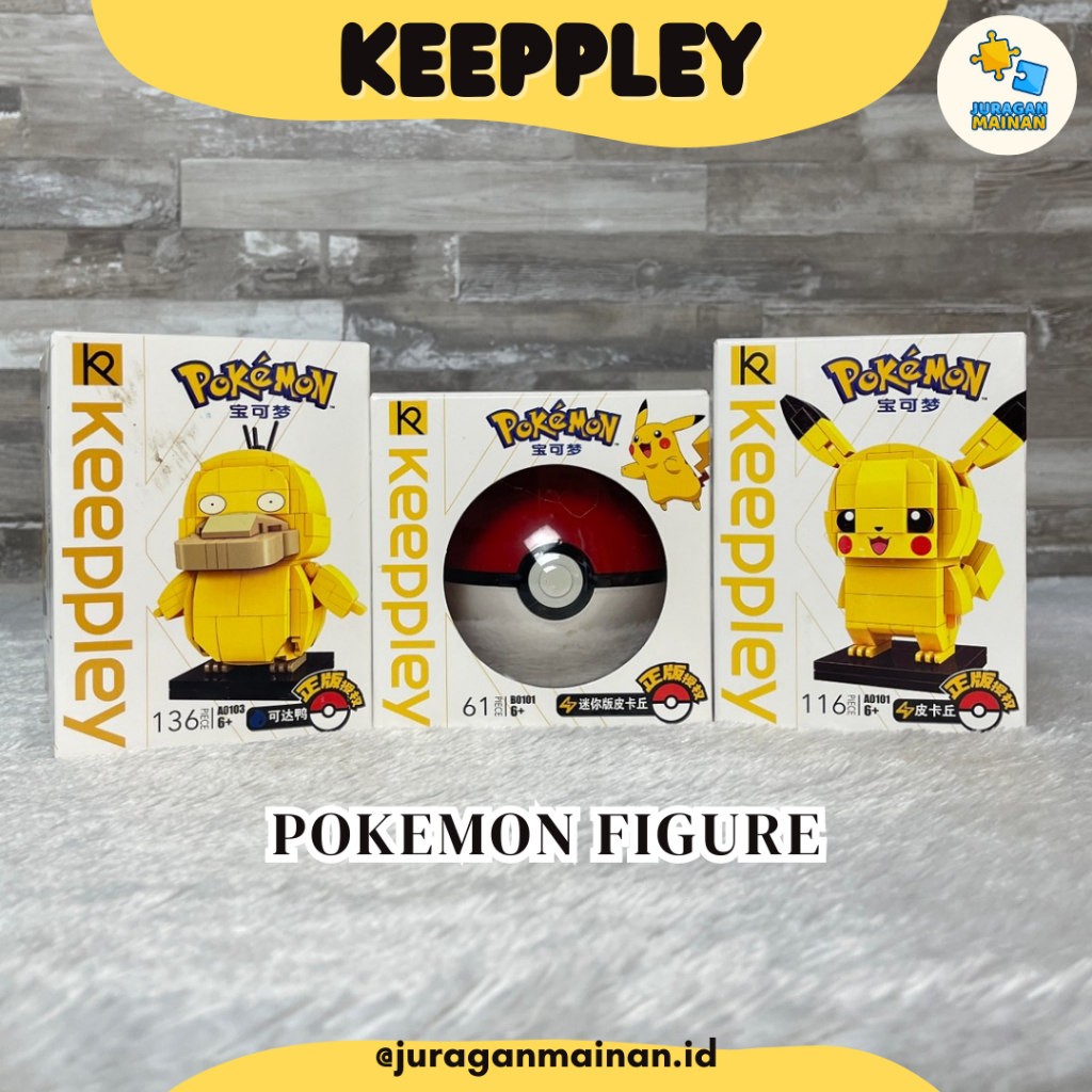 Keeppley TOYS Pokemon Figure Series - Bricks Disassembly brick block ...