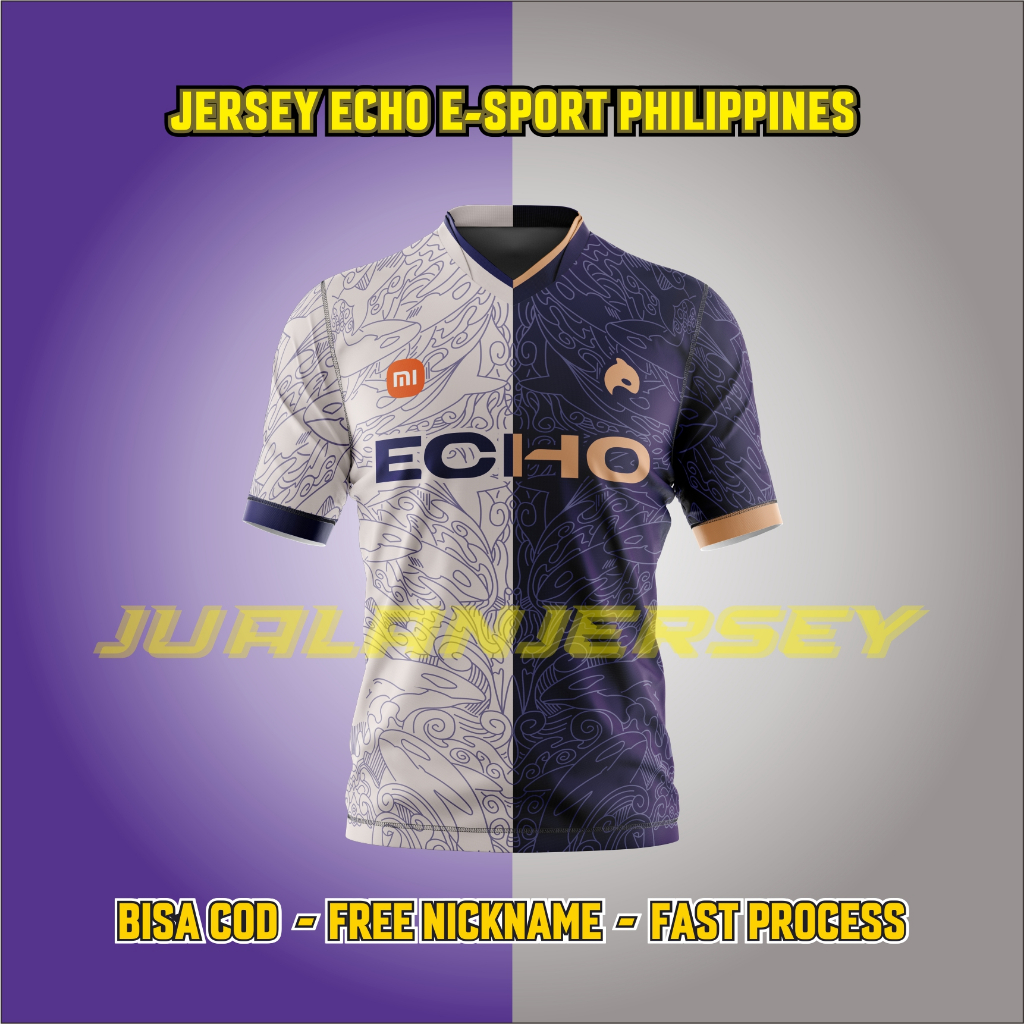 Echo Jersey S11 2023 Esport Jersey Original Free Nickname Jersey ECHO PHILIPPINES MPL S11 FREE ...