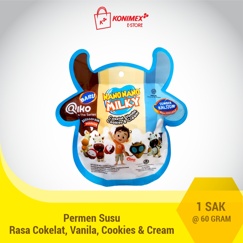 Nano Nano Milky Assorted Sak 30 Items (Chocolate, Vanilla, Cookies ...