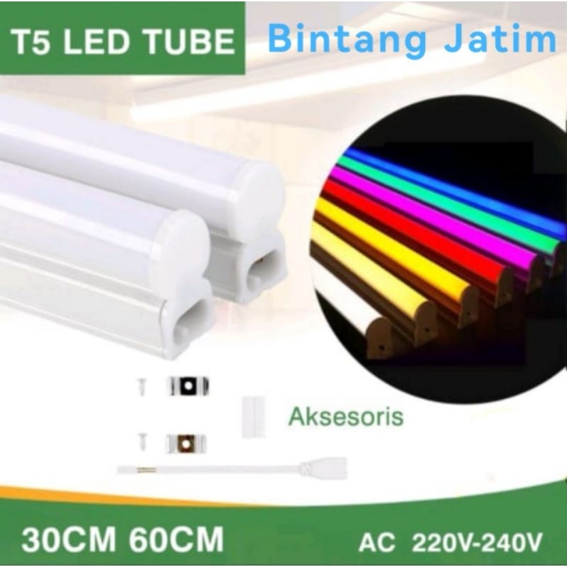 T5 Led Neon TL Lamp 6W 30CM 10W 60CM 14W 90CM 18W 120CM Tube | Shopee ...