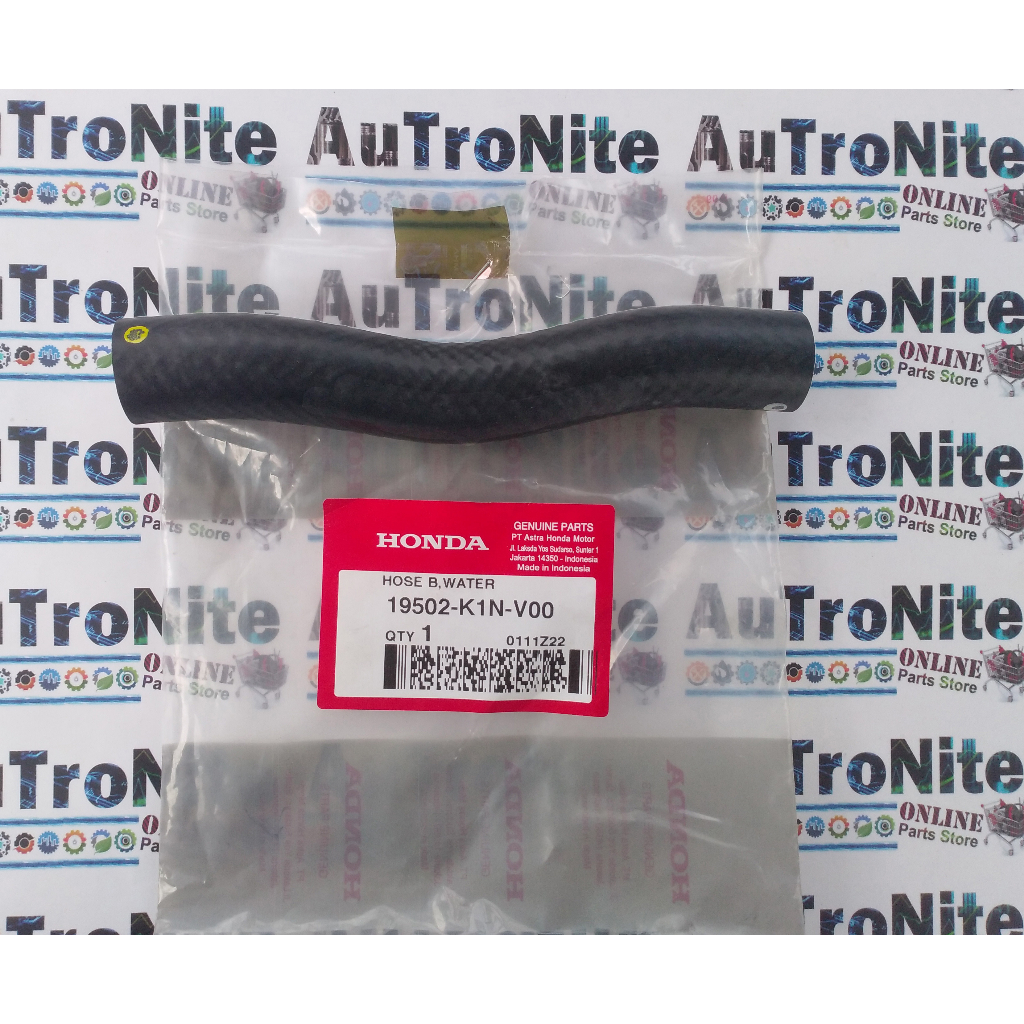 Radiator Hose B Water 19502-K1N-V00 Original Honda AirBlade Giorno 125 ...