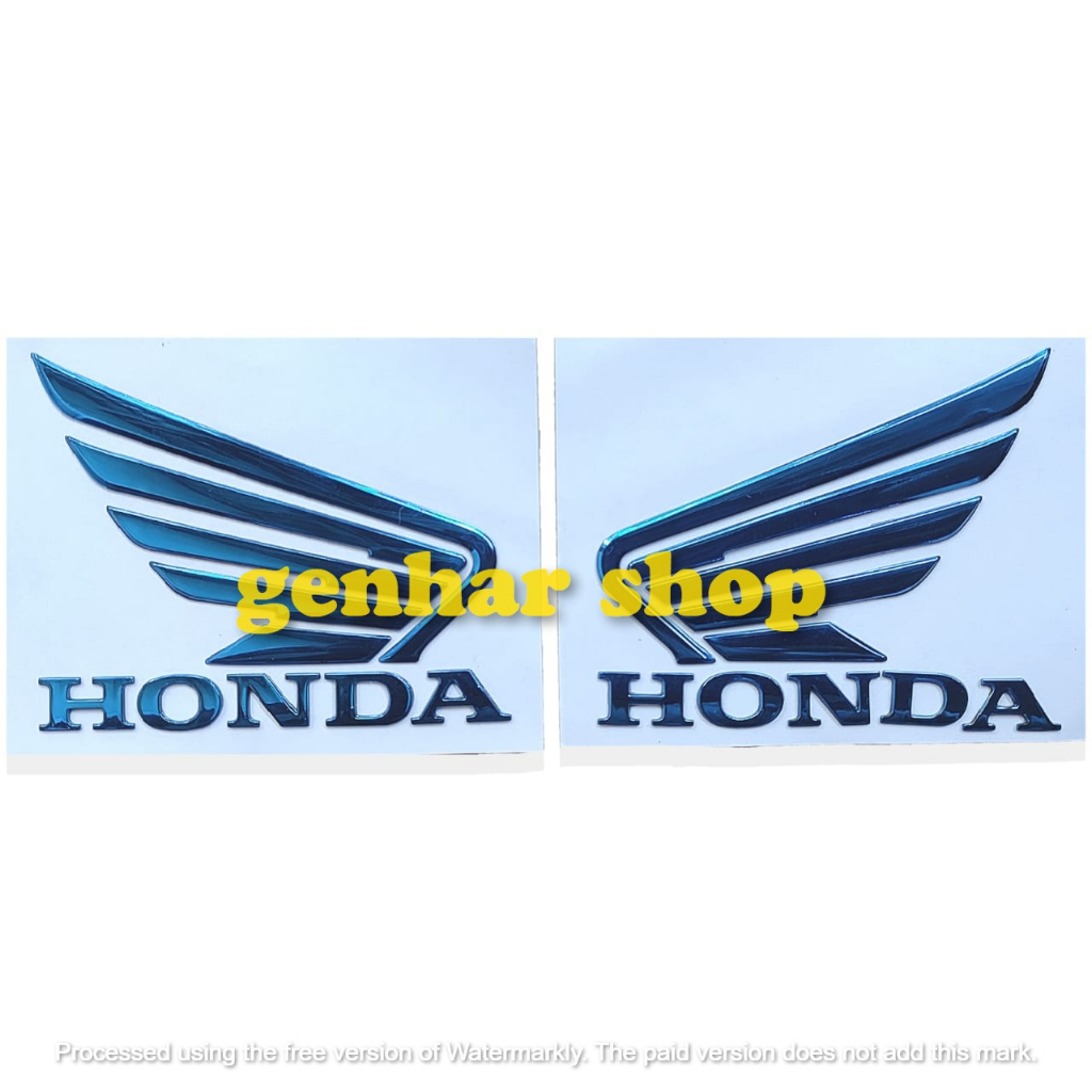 1set BLUE 3D WING EMBLEM LEFT RIGHT | Shopee Philippines
