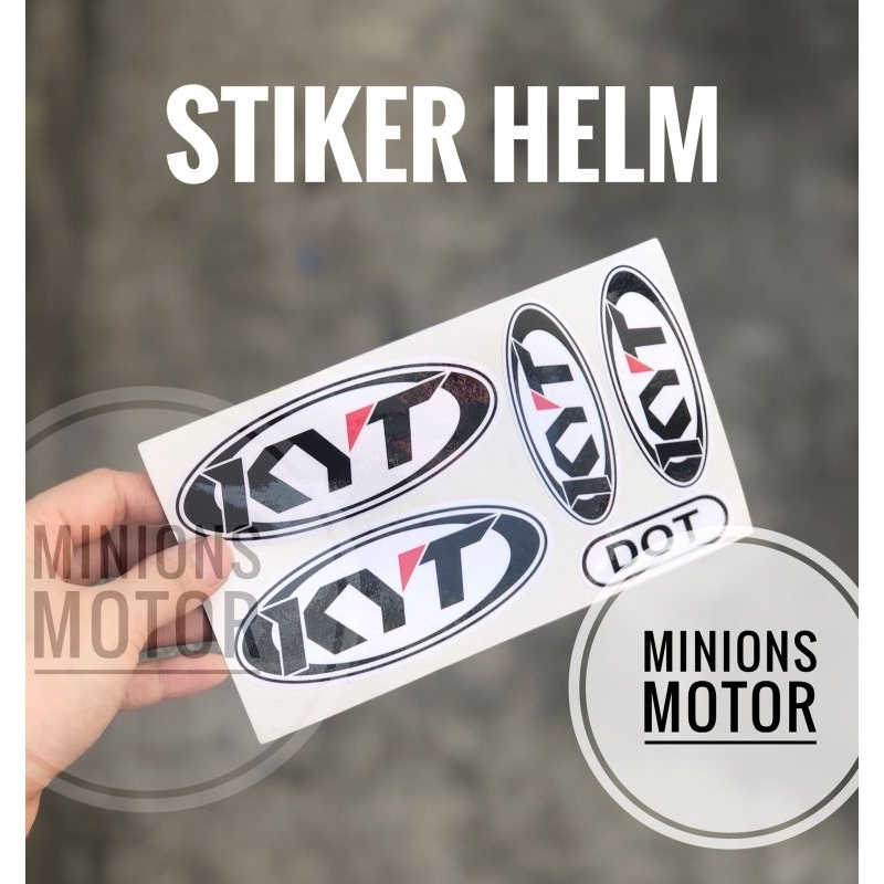 Kyt Helmet sticker print cut set | Shopee Philippines