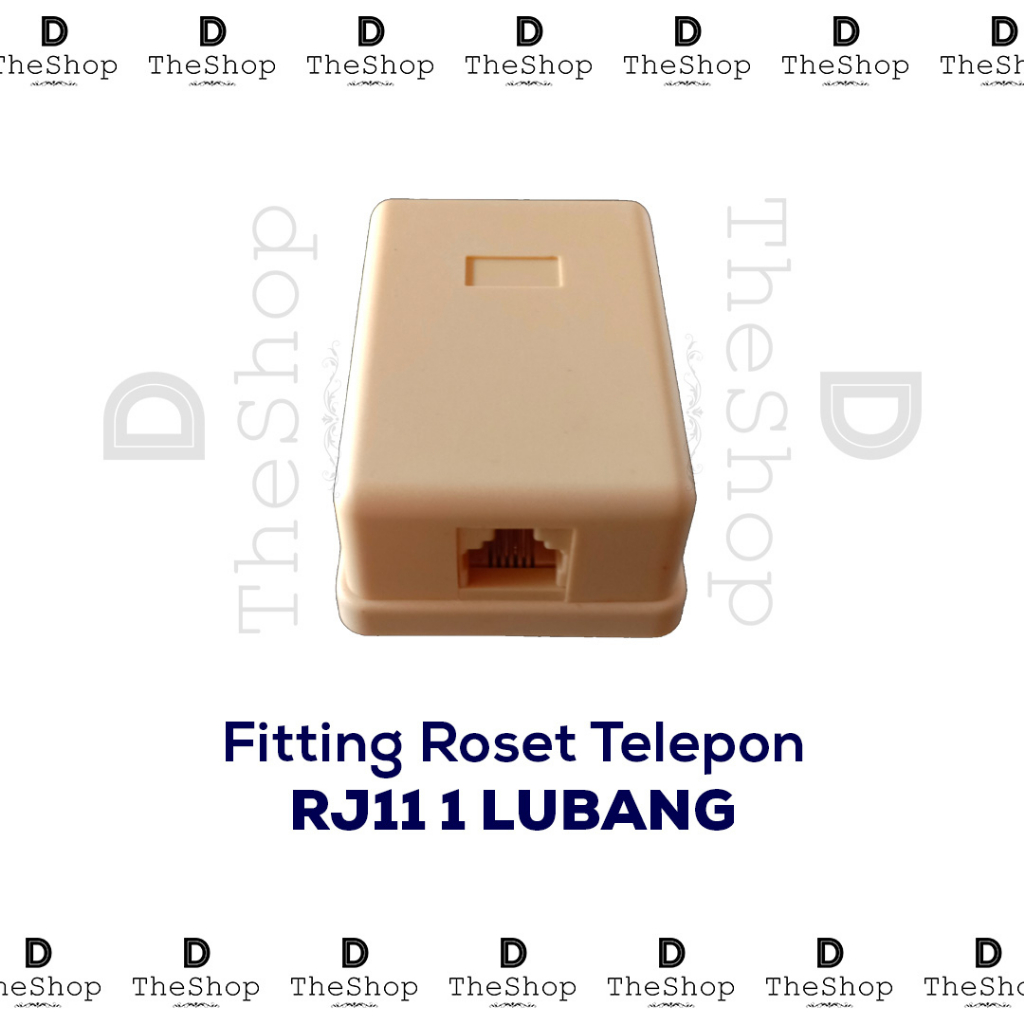 1-hole RJ11 Telephone Telephone Telephone Terminal Box Connection ...