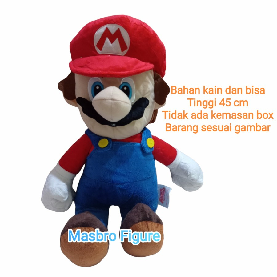 Super MARIO Bros MARIO Plush Doll 45 cm | Shopee Philippines