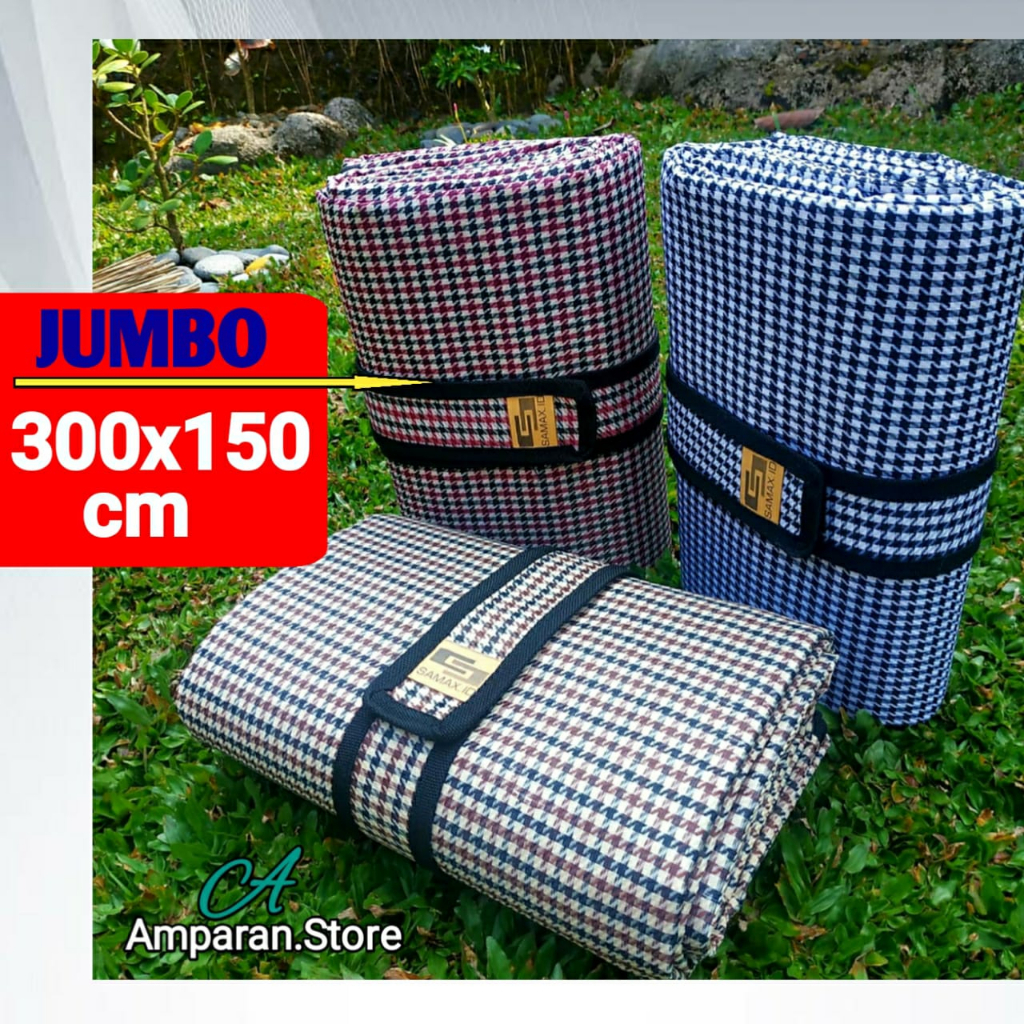 Jumbo Waterproof Folding Picnic Mat 300x150 cm | Shopee Philippines