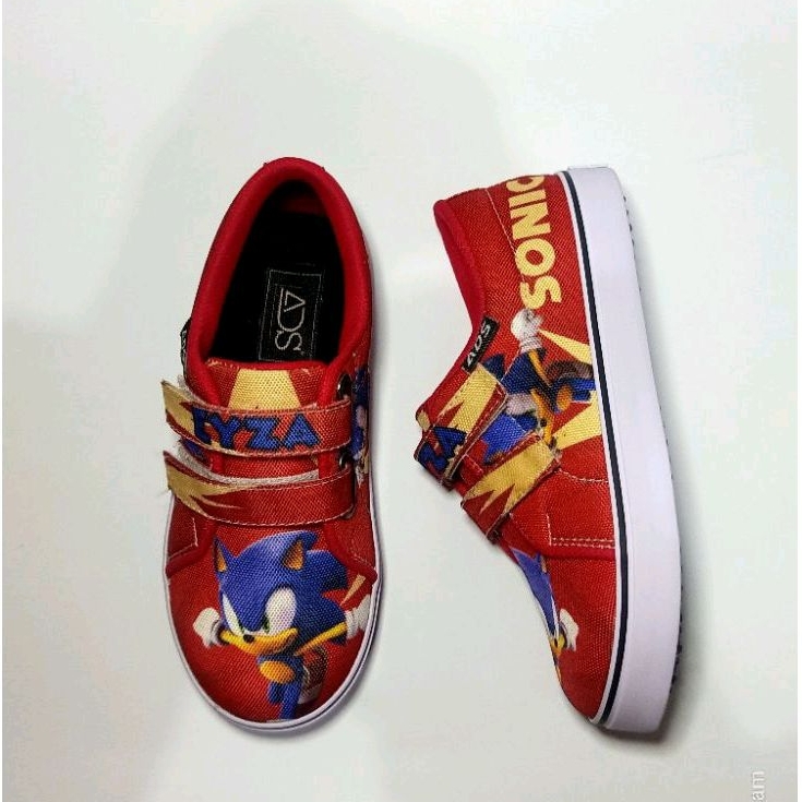 Ads - sonic Character Children's Shoes, Can Print Your Name & Photo ...