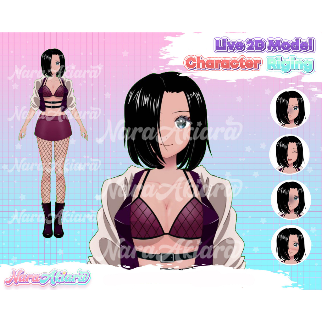 Vtuber Live2D Character Ready To Use: Quick And Easy Solution For Charming Streaming, Animated ...