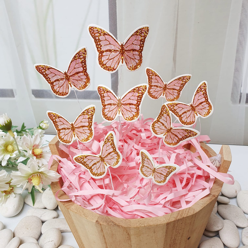 Butterfly Topper (9pcs) | Shopee Philippines