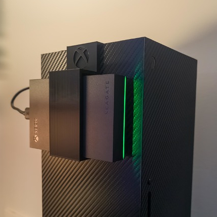 Seagate 4TB HDD on Xbox Series X Console Accessories Mount - h3d ...