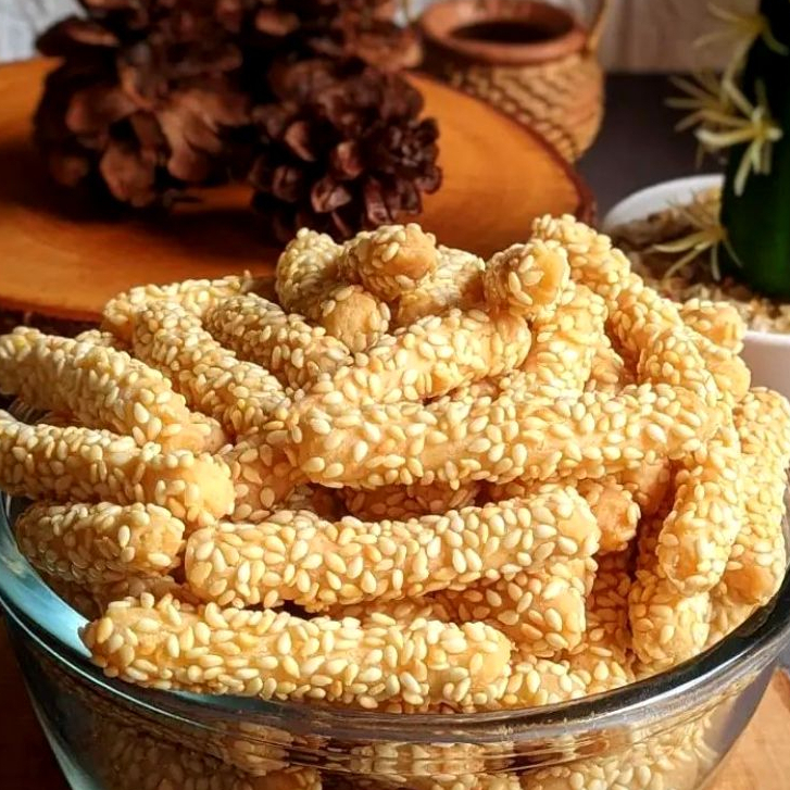 Long Sticky Rice Chips 250gr / Sesame sticky rice chips / kilos of ...